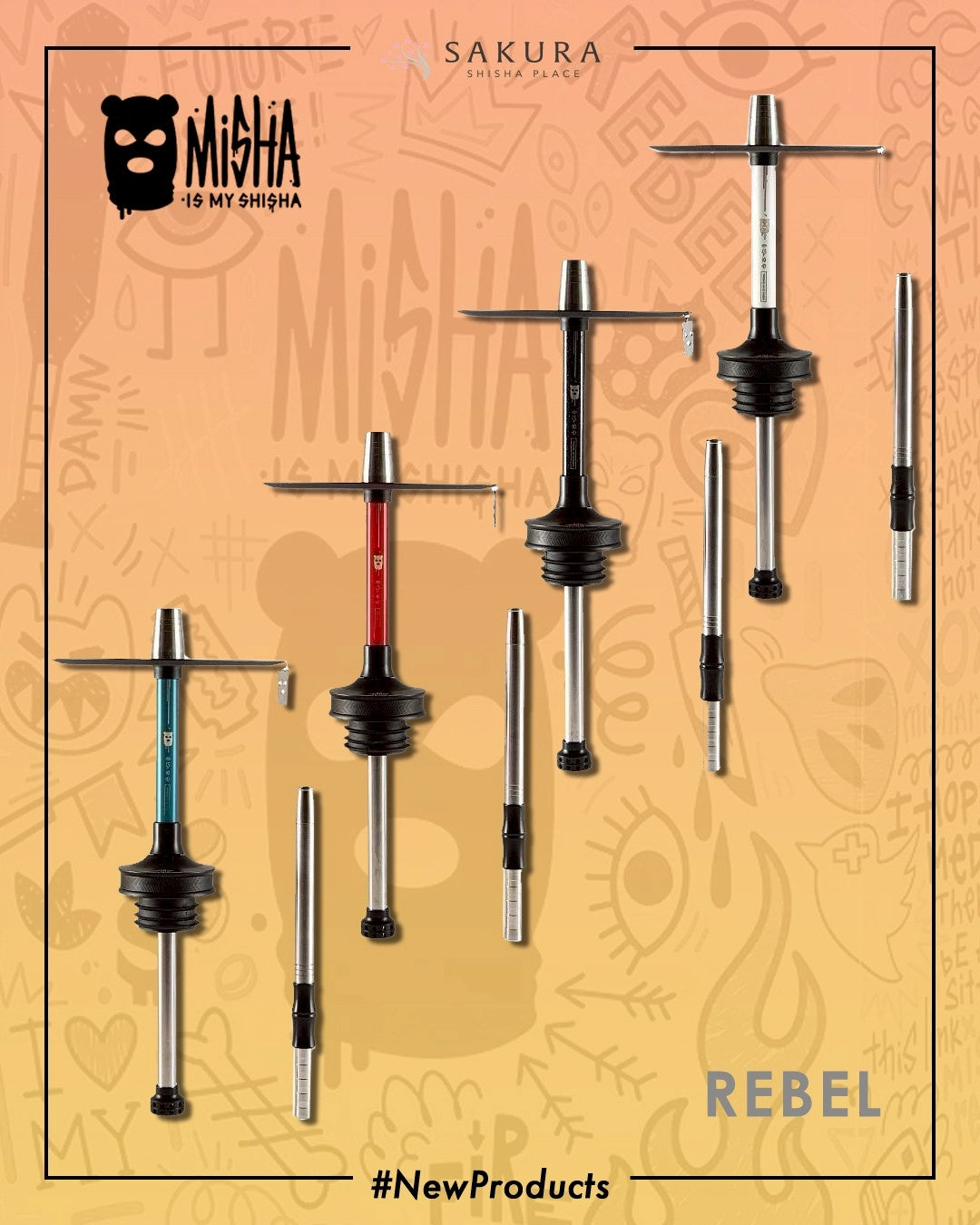 「NEW」MISHA REBEL – SAKURA SHISHA PLACE