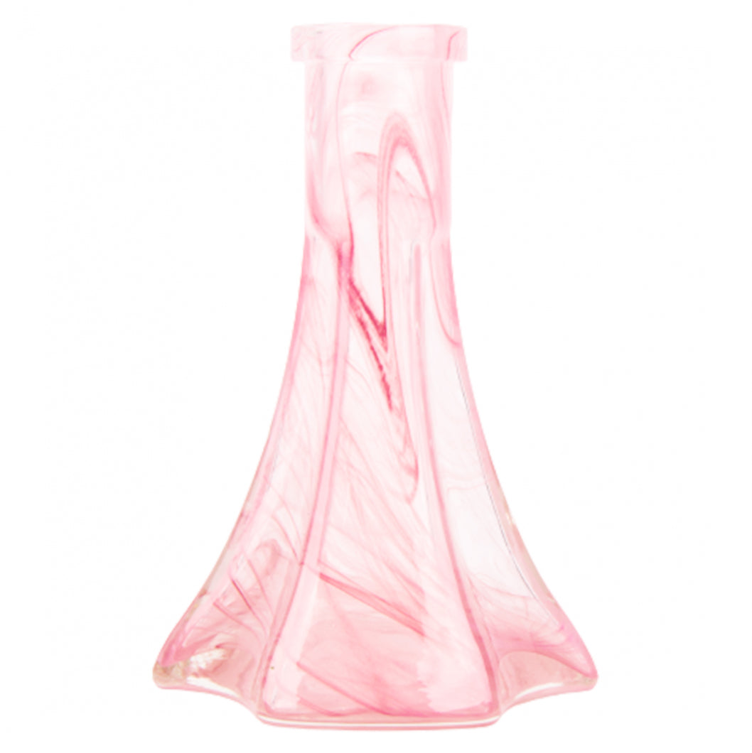 Vessel Glass Pyramid flask (Pink alabaster)/ヴェッセル グラス ピラミッド フラスコ （ピンク ...